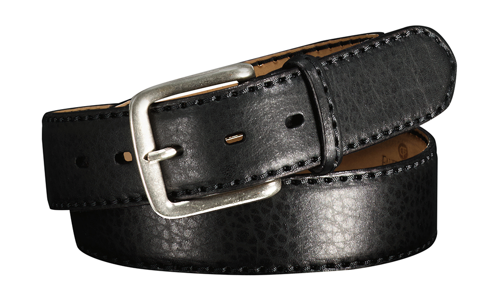 Fausto Colato Ledergürtel 'Bisonte' schwarz - ZWICKER